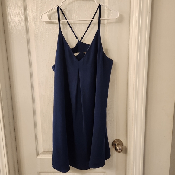Naked Zebra | Dresses | Naked Zebra Navy Blue Dresss | Poshmark